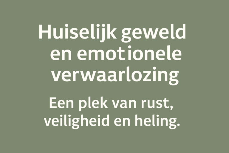 Huiselijk geweld helen met therapie: Een plek van rust en veiligheid ...